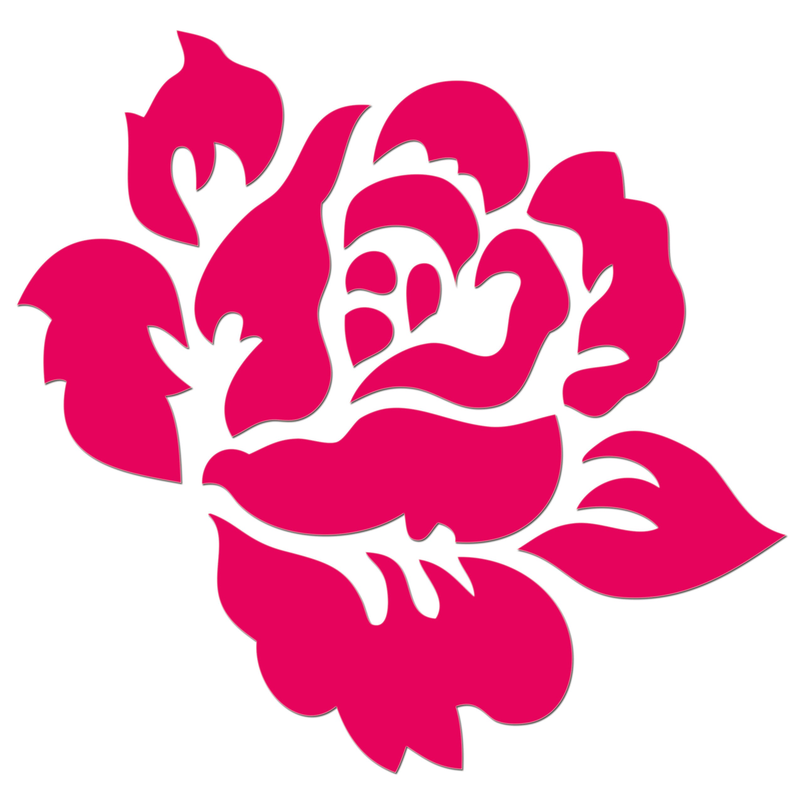 Iron on Decal English Rose. HTV Decal. Do It Yourself Easy to - Etsy