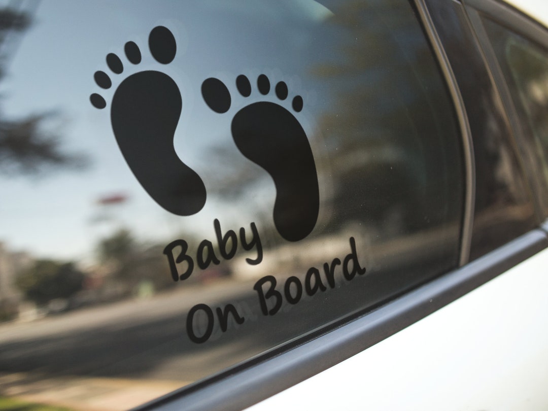 Baby on Board Decal. Baby Car Sticker Baby on Board Sign. Cute Baby ...