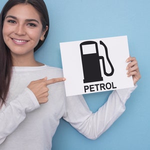 Petrol Sign Sticker - Etsy