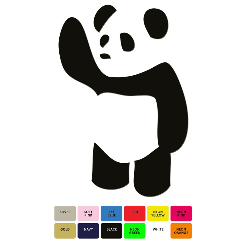 Iron on Panda Decals - Etsy