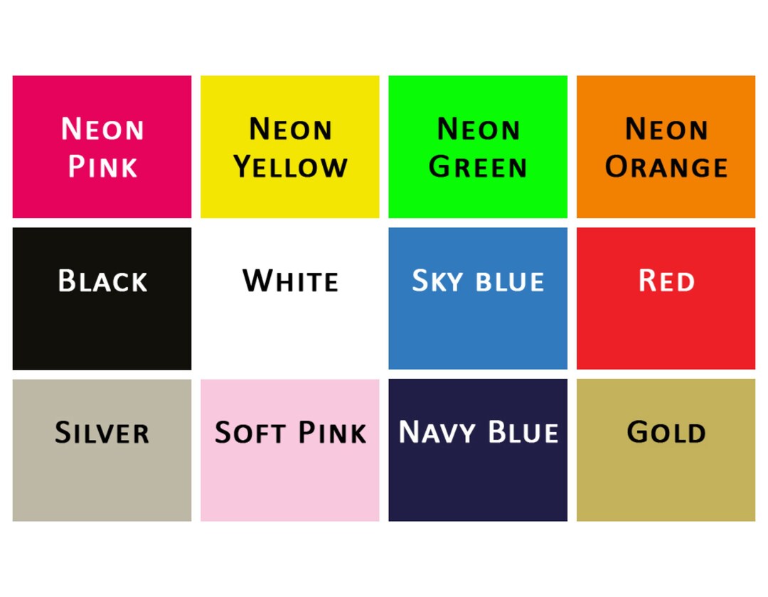 Heat Transfer Vinyl. HTV Rolls. Iron on Clothing. 9 Colours Sold by the ...