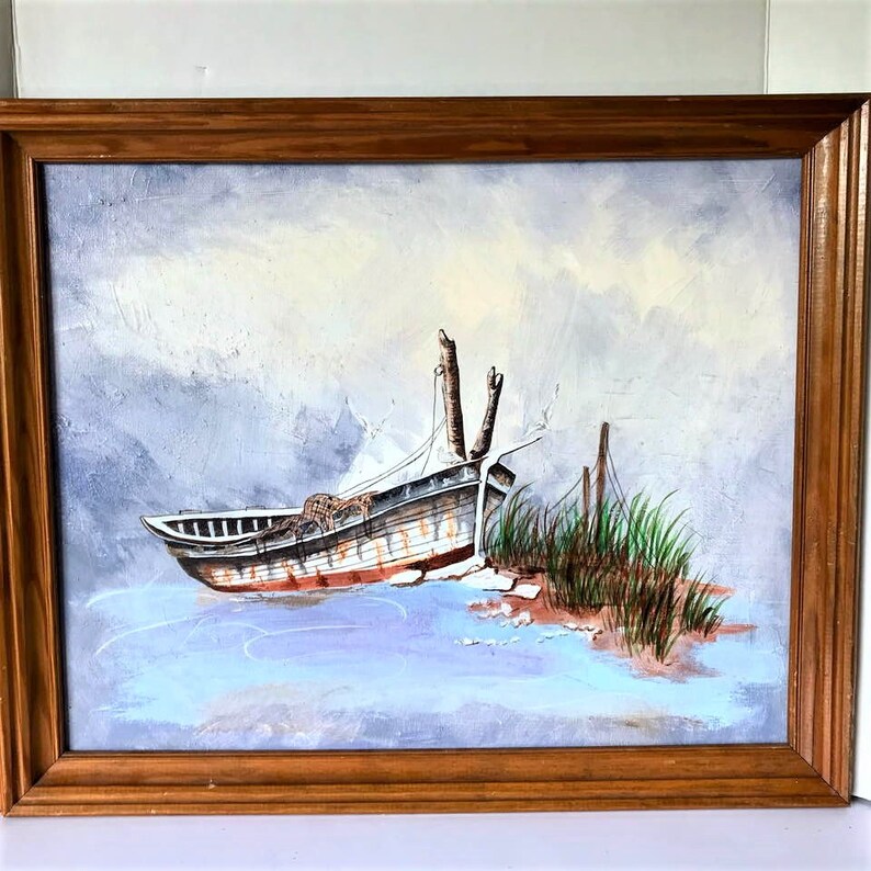 Vintage Nautical Art Coastal Wall Decor Lake House Art Beach - Etsy