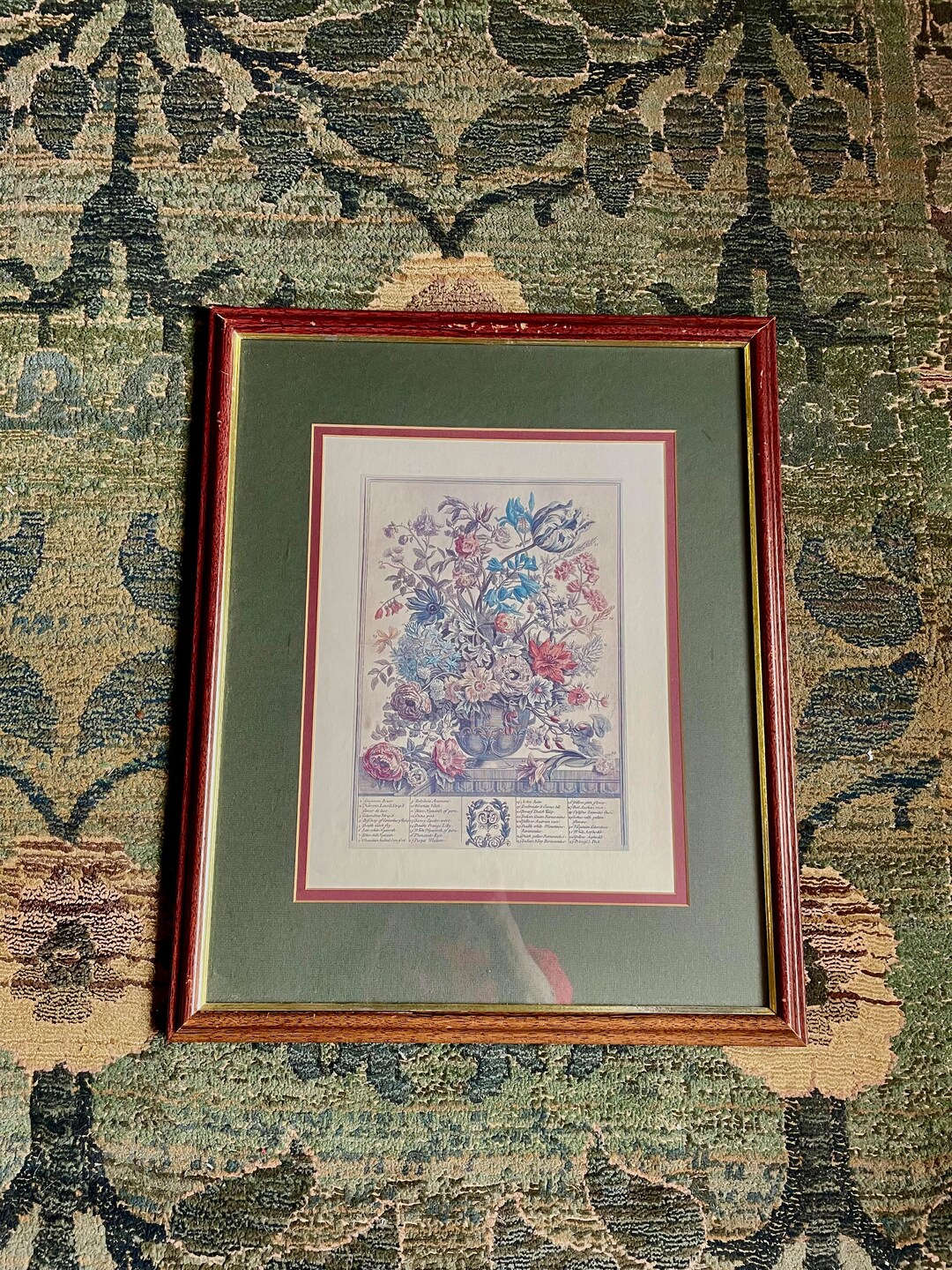 Vintage James Furber Botanical Print May Flowers Art Print Framed ...