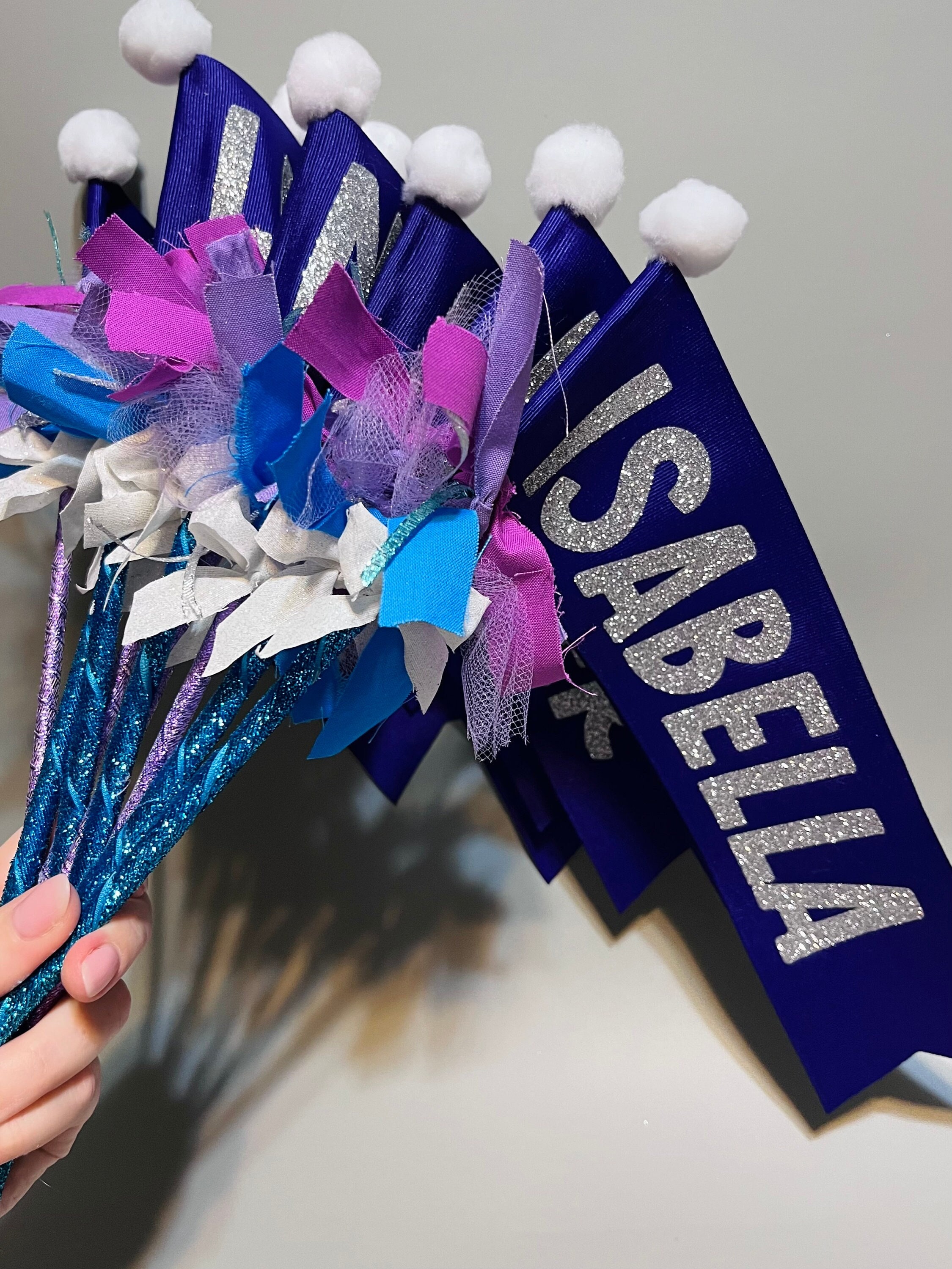 Cheer or Sport Spirit Wands, Name Wands, Cheer Flags, Name Flags, Cheer ...