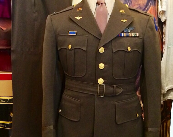 Vintage 1942 WWII USAAF First Lieutenant Uniform. Size 38S - Etsy