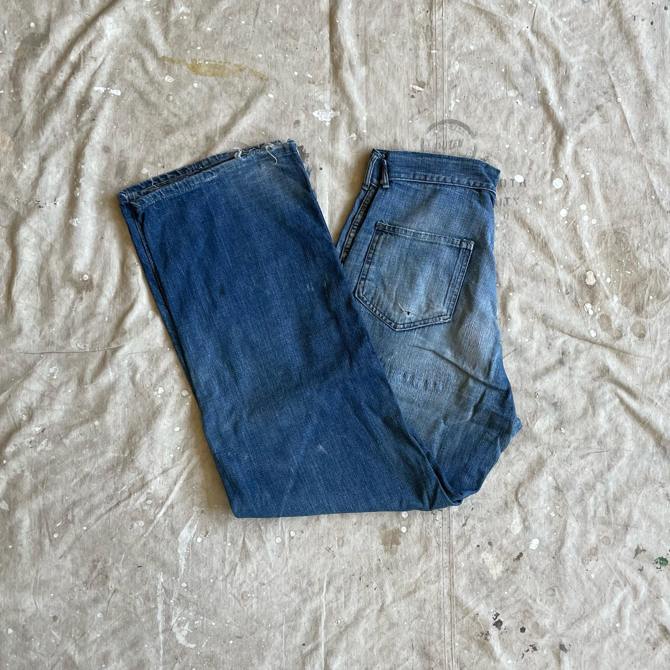 Size 30x29 Vintage 1940s US Navy Dungarees Denim Jeans W Size 30x29 Vintage 1940s US Navy Dungarees Denim Jeans W