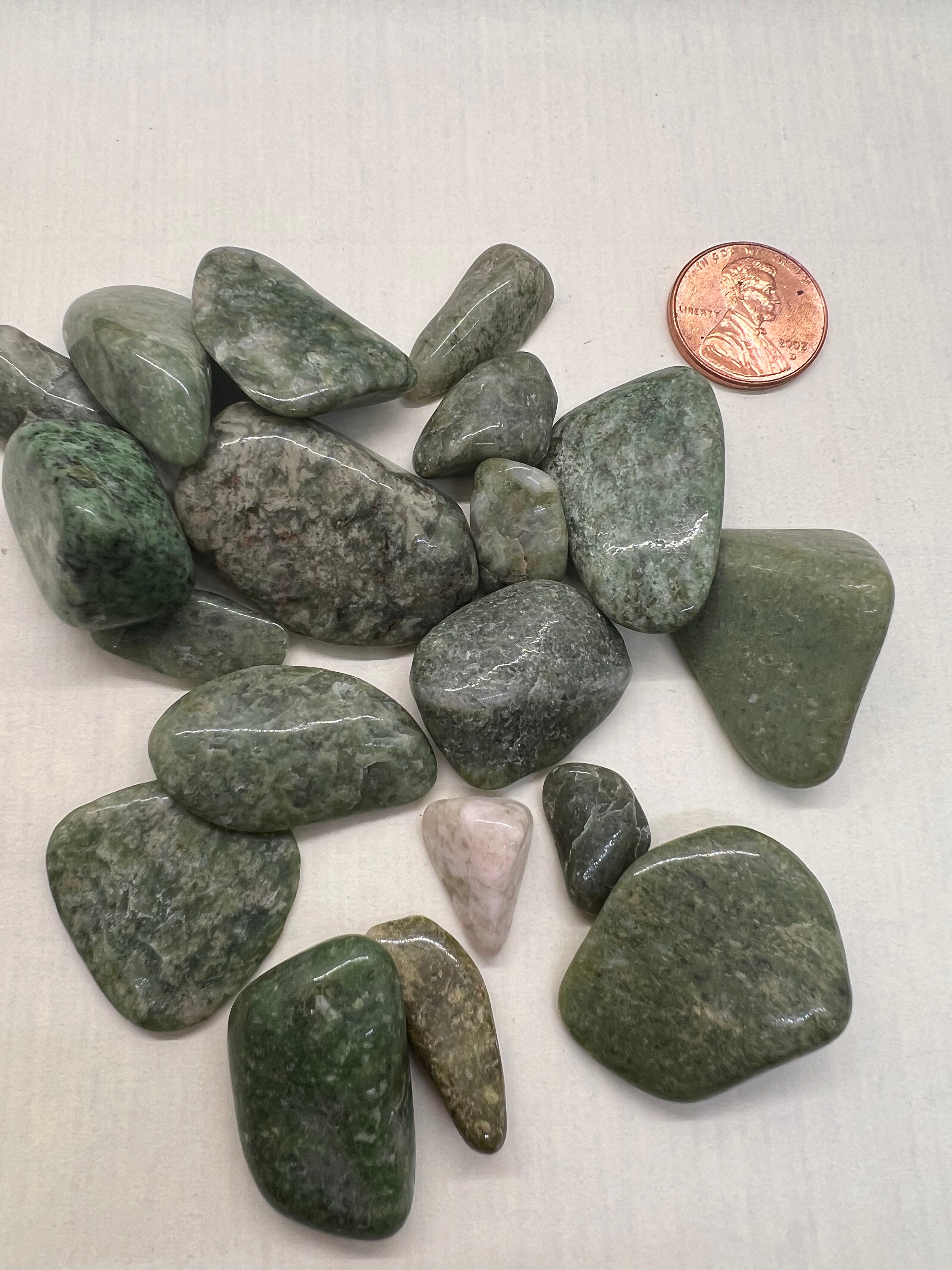 Jade Tumbled Stones - Etsy