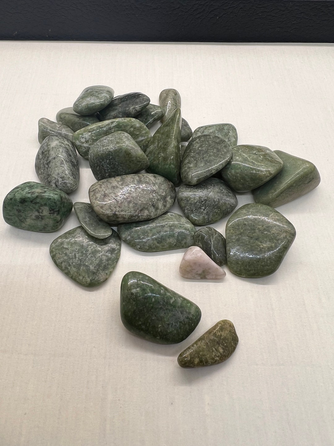 Jade Tumbled Stones - Etsy