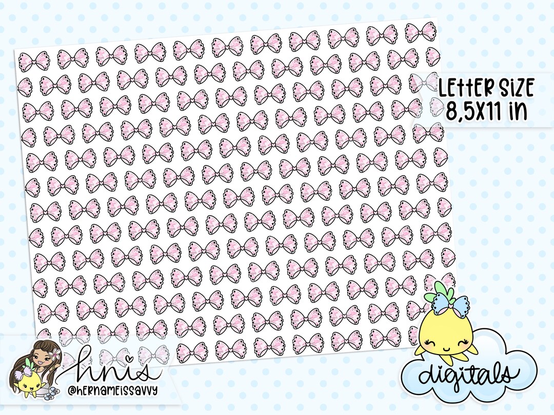 Pink Camouflauge HNIS Bows || Digital Paper || Hernameissavvy || 8.5x11 ...