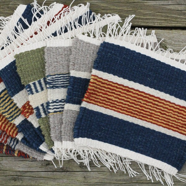Handwoven Mug Rug - Etsy