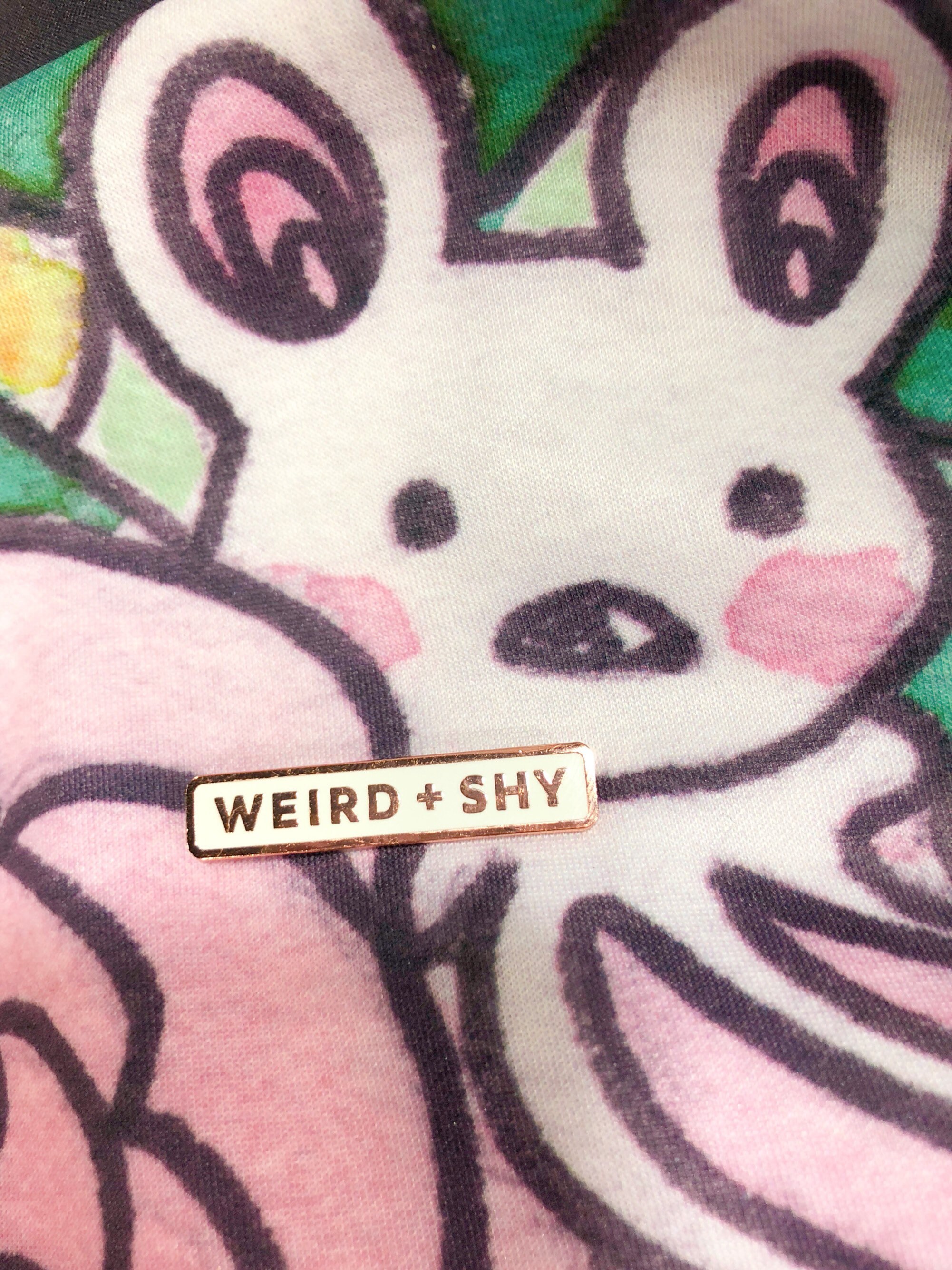 WEIRD + SHY — Enamel Pin - Etsy