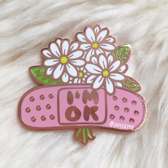 I'M OK enamel pin | Etsy