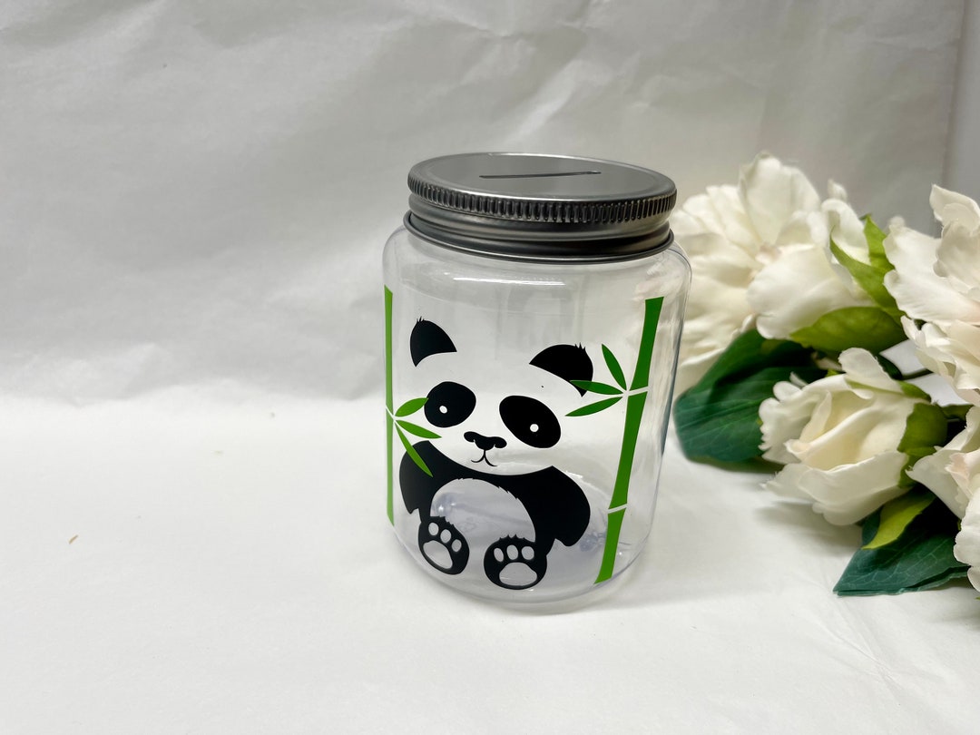 Cute Panda Money Saving Jar Piggy Bank Money Box - Etsy UK