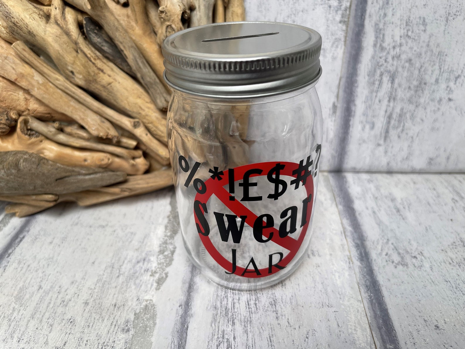 Swear Jar Money Saving Jar Piggy Bank Money Box Father's Day Gift - Etsy UK