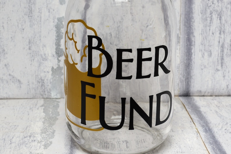 Beer Fund Money Saving Jar Piggy Bank Money Box Father's - Etsy