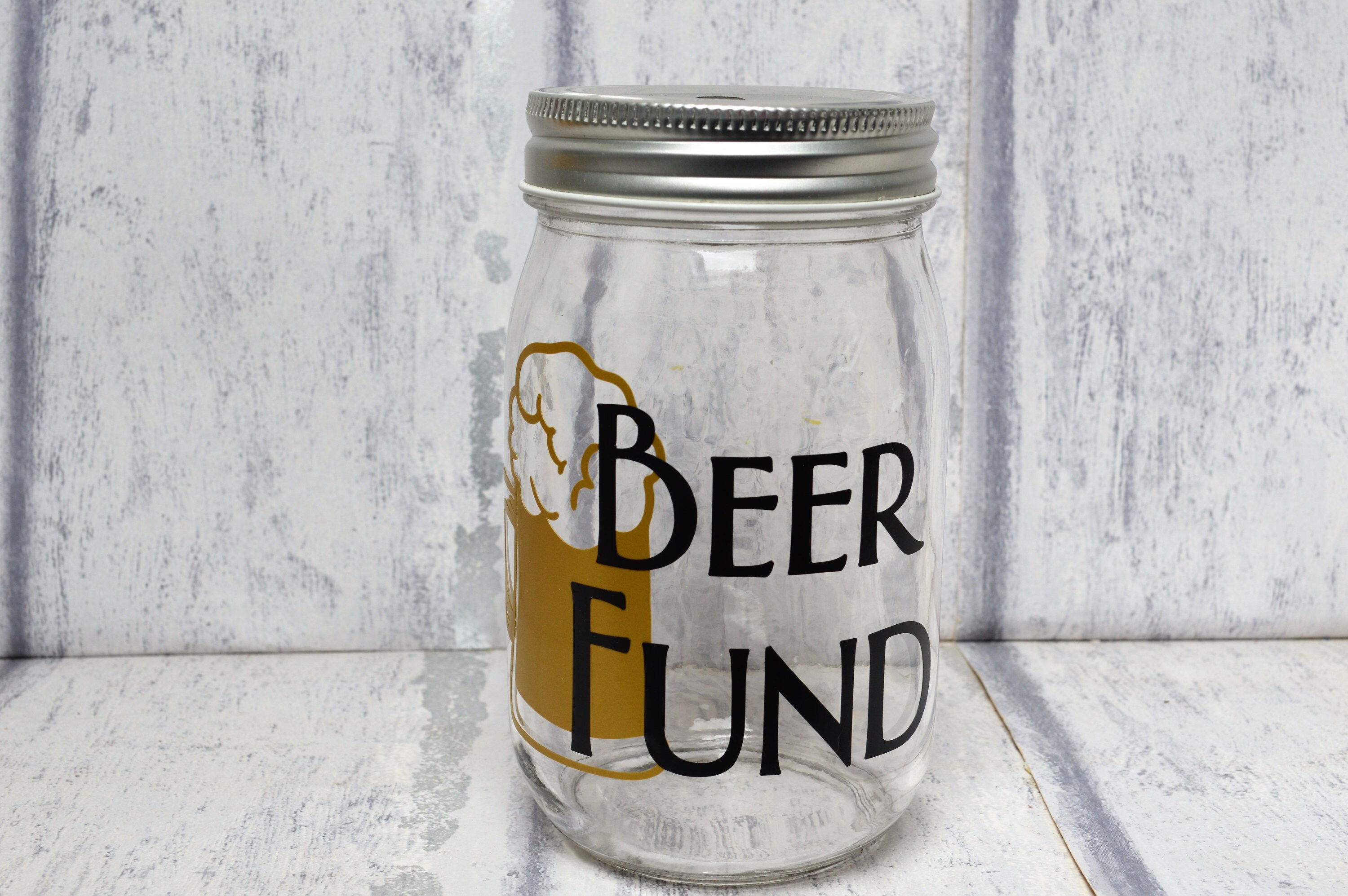 Beer Fund Money Saving Jar Piggy Bank Money Box Father's - Etsy UK