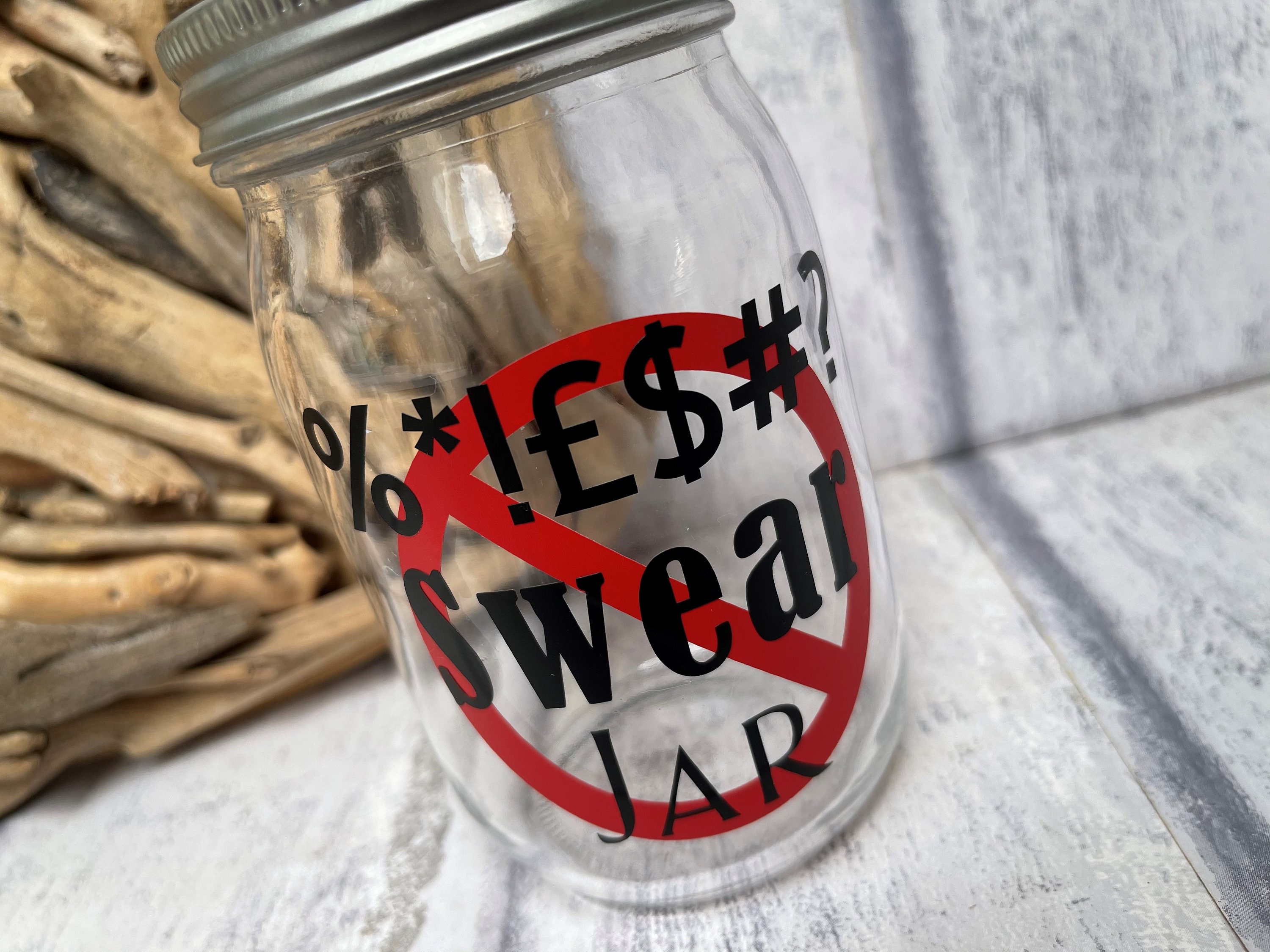 Swear Jar Money Saving Jar Piggy Bank Money Box Father's Day Gift - Etsy UK