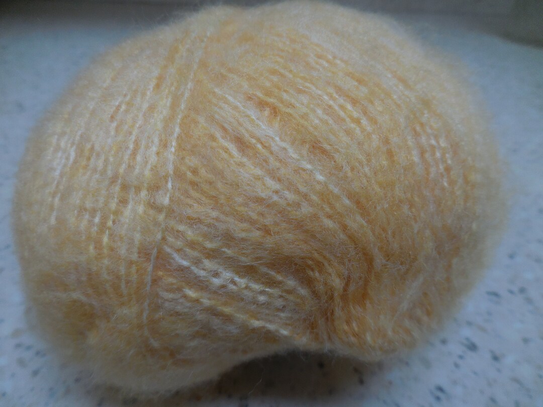 50 Grams Each, Wool Blend, Light Yellow, Yarn, Fiber Bundle Ice Yarn - Etsy