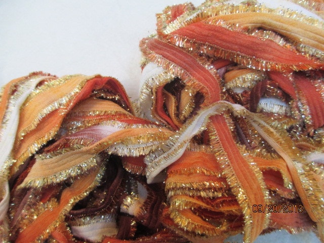 Decorative Turkish Ribbon 3 Yards Autumn Sunset Shades of - Etsy