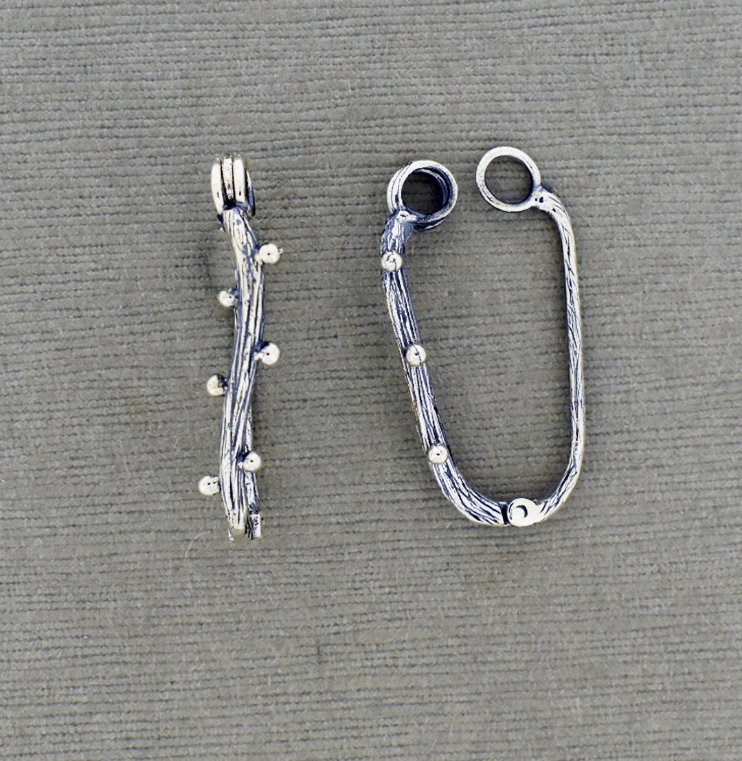 Sterling Silver Donut Bail. Beading Supplies, Craft Supplies, Silver ...