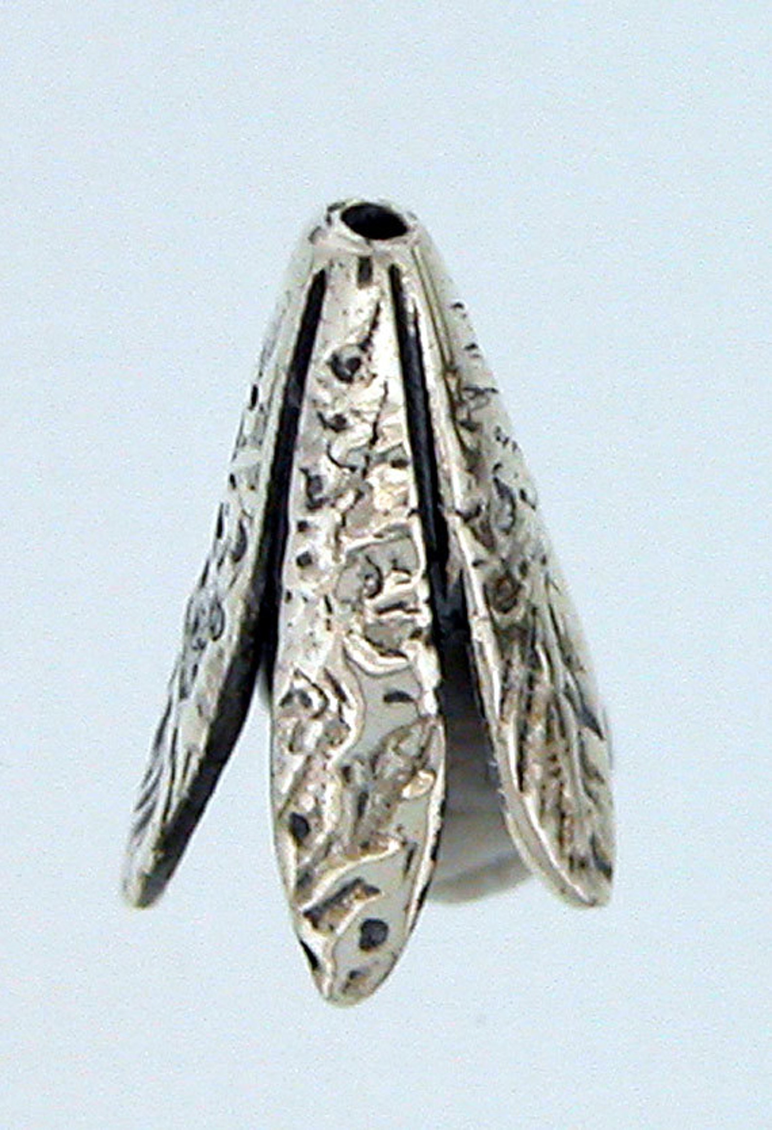 Sterling Silver Textured Small Cone Cones Necklace - Etsy