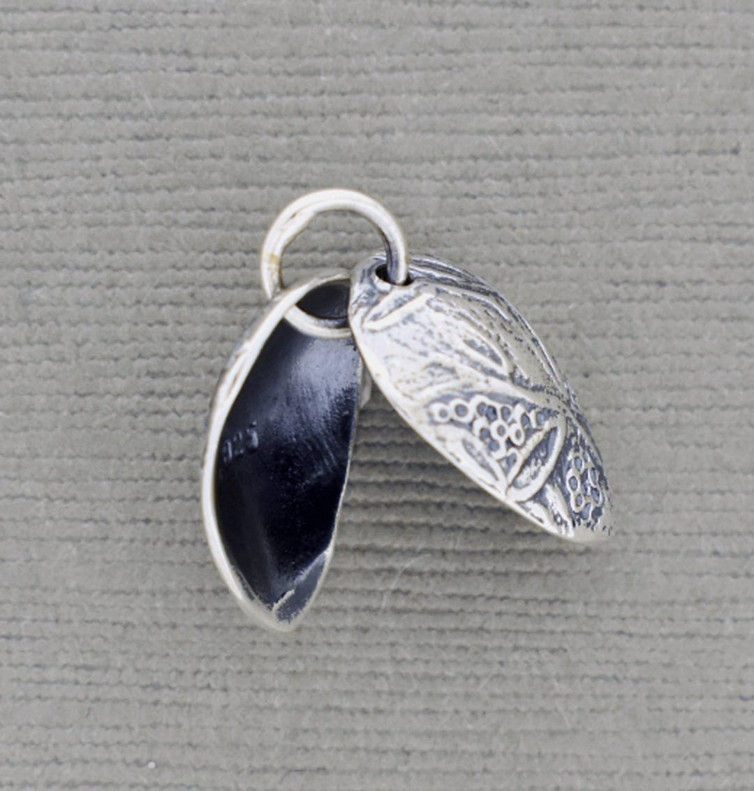 Sterling Silver Clam Shell Component, Designer Statement Components ...