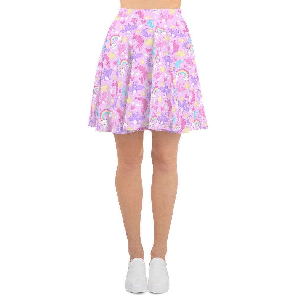 Pastel Bats Skirt - Etsy