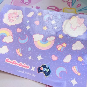 Kirakiracalico X ODU Kirara in the Sky Holographic Vinyl Sticker Sheet ...