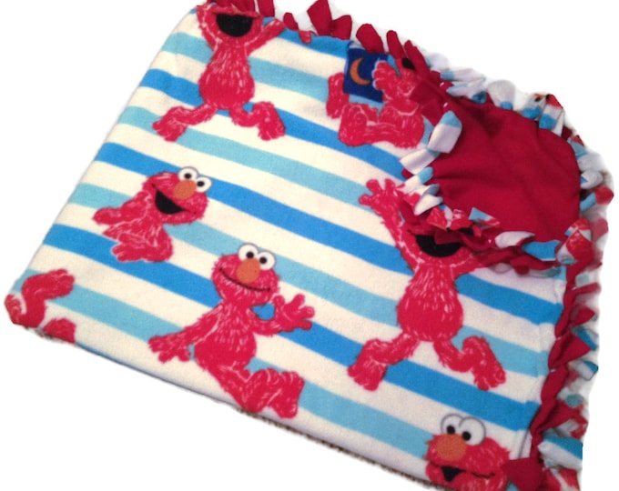 15% OFF - Elmo Blanket - Fleece No Sew Blanket - Disney Baby Tie ...