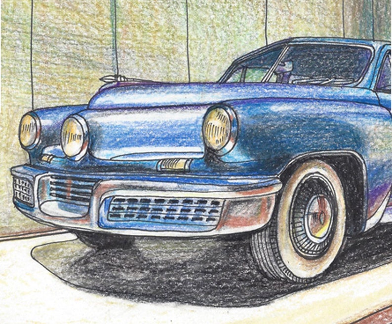 072-1948 Tucker by Alex Tremulis PRINT Limited Edition Run of 50 8x10 ...