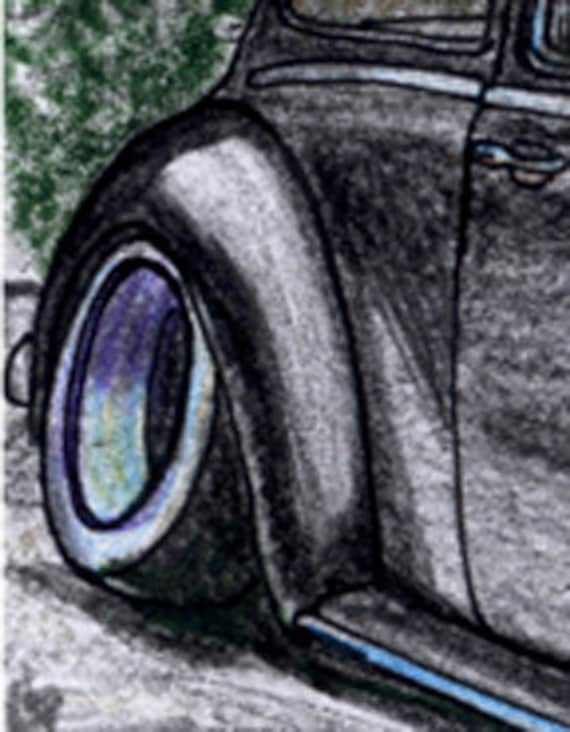 Slammed Vw Bug Drawing