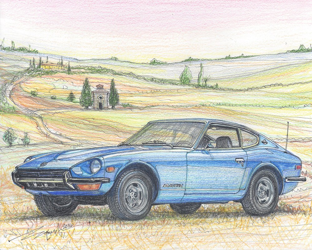 238-1969 Datsun 240Z, by Albrecht Von Goertz Limited Edition Run of 50 ...