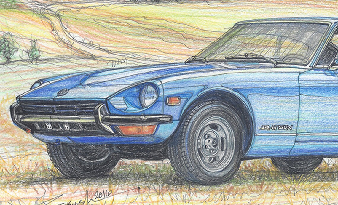 238-1969 Datsun 240Z, by Albrecht Von Goertz Limited Edition Run of 50 ...