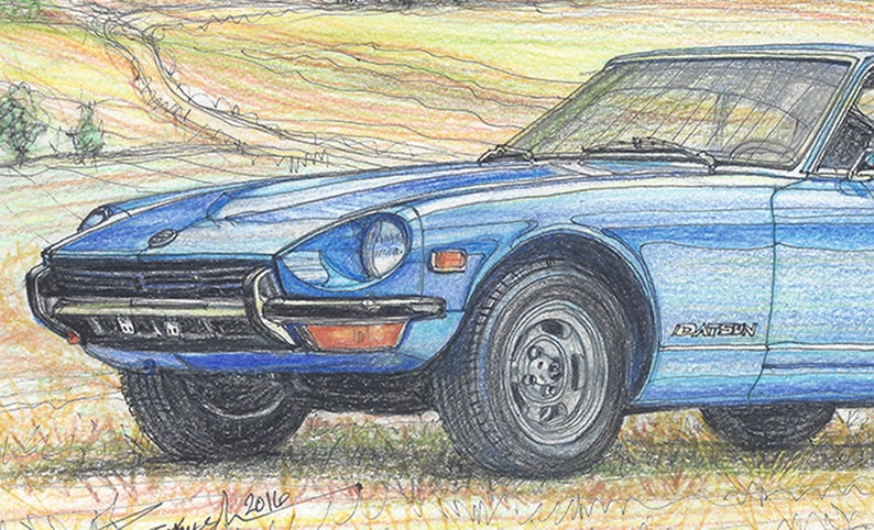238-1969 Datsun 240Z, by Albrecht Von Goertz Limited Edition Run of 50 ...