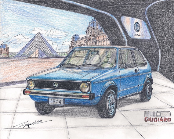 151-1974 VW Golf Mk1 Type17 by Giorgetto Giugiaro Limited - Etsy