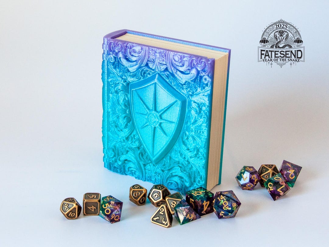 Fatesend "paladin Oath Tome" – Shield Insignia Storage Book With Tray ...