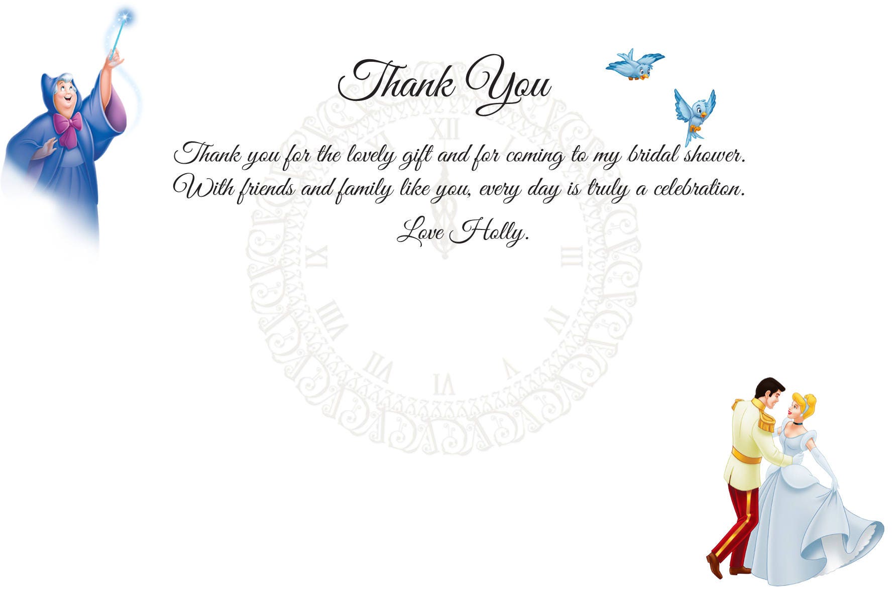 Prince Charming Thank You Card each WITH ENVELOPES - Etsy