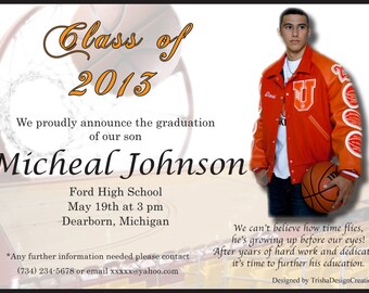 Theater Theme Graduation Invitation each WITH ENVELOPES - Etsy