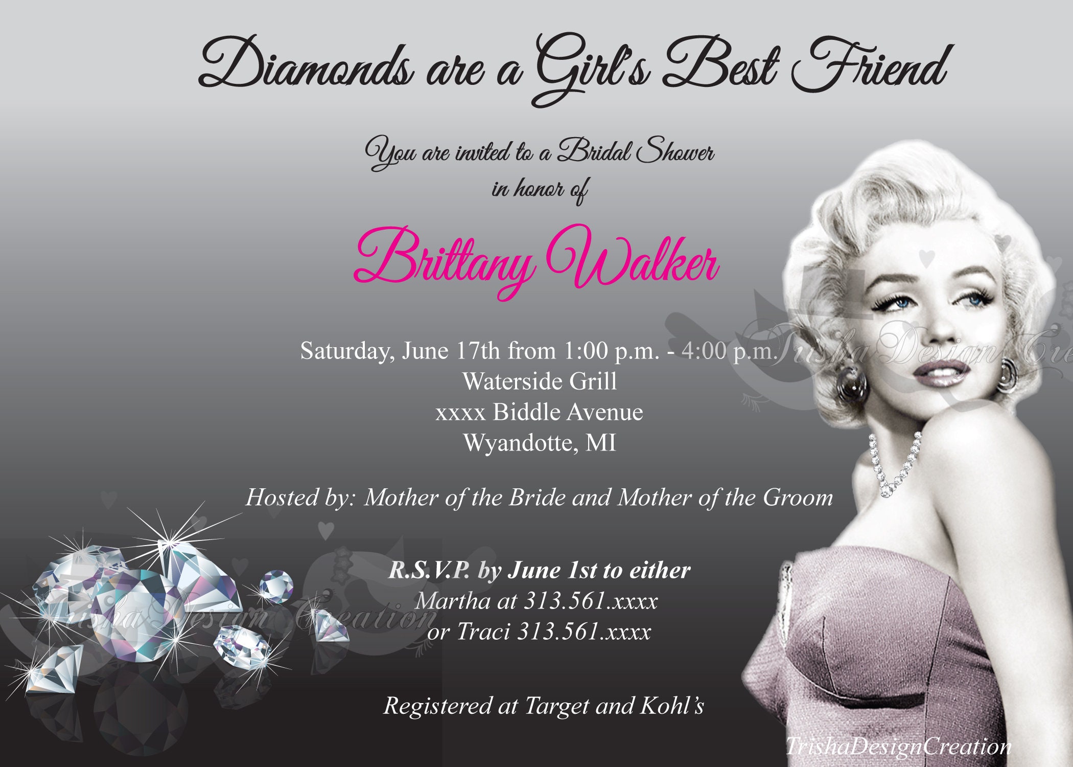 Diamonds Are a Girls Best Friend Theme Bridal Shower - Etsy
