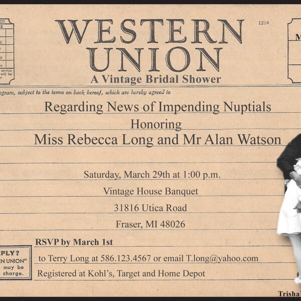 Telegram Invitation - Etsy