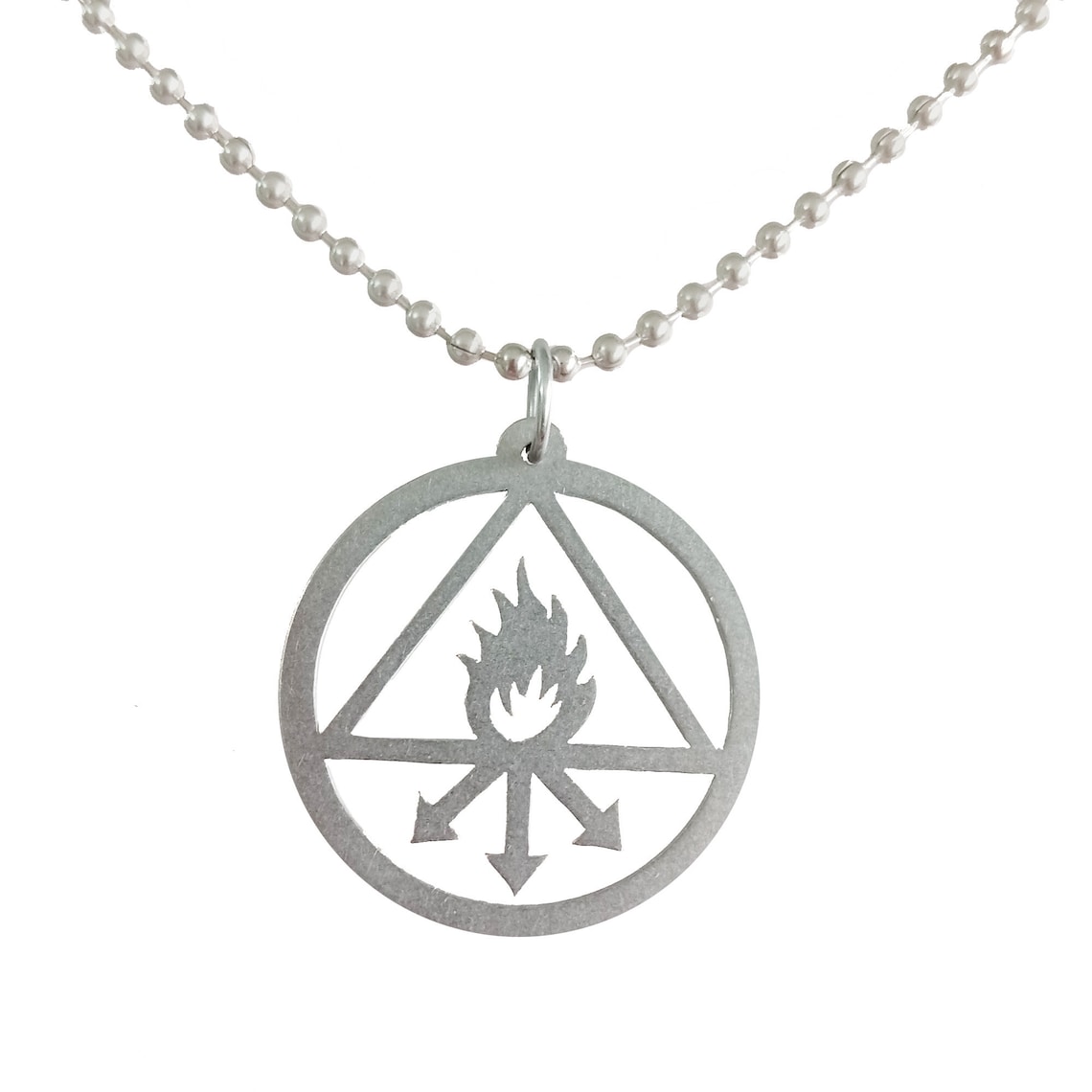Perfect Red King Sulfur Alchemy Symbol Titanium Pendant on - Etsy