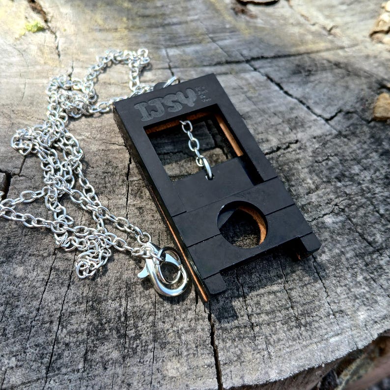 Guillotine Pendant Necklace *moving Parts* Big Wooden French Revolution ...