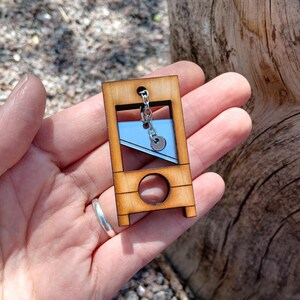 Guillotine Pin Brooch *moving Parts* Big Wooden French Revolution ...