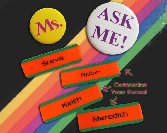 Customizable Family Video Uniform Costume Custom Name Tag With - Etsy