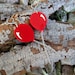 Red Acrylic Balloon Dangle Earrings, Summer Festival Accessories - Etsy