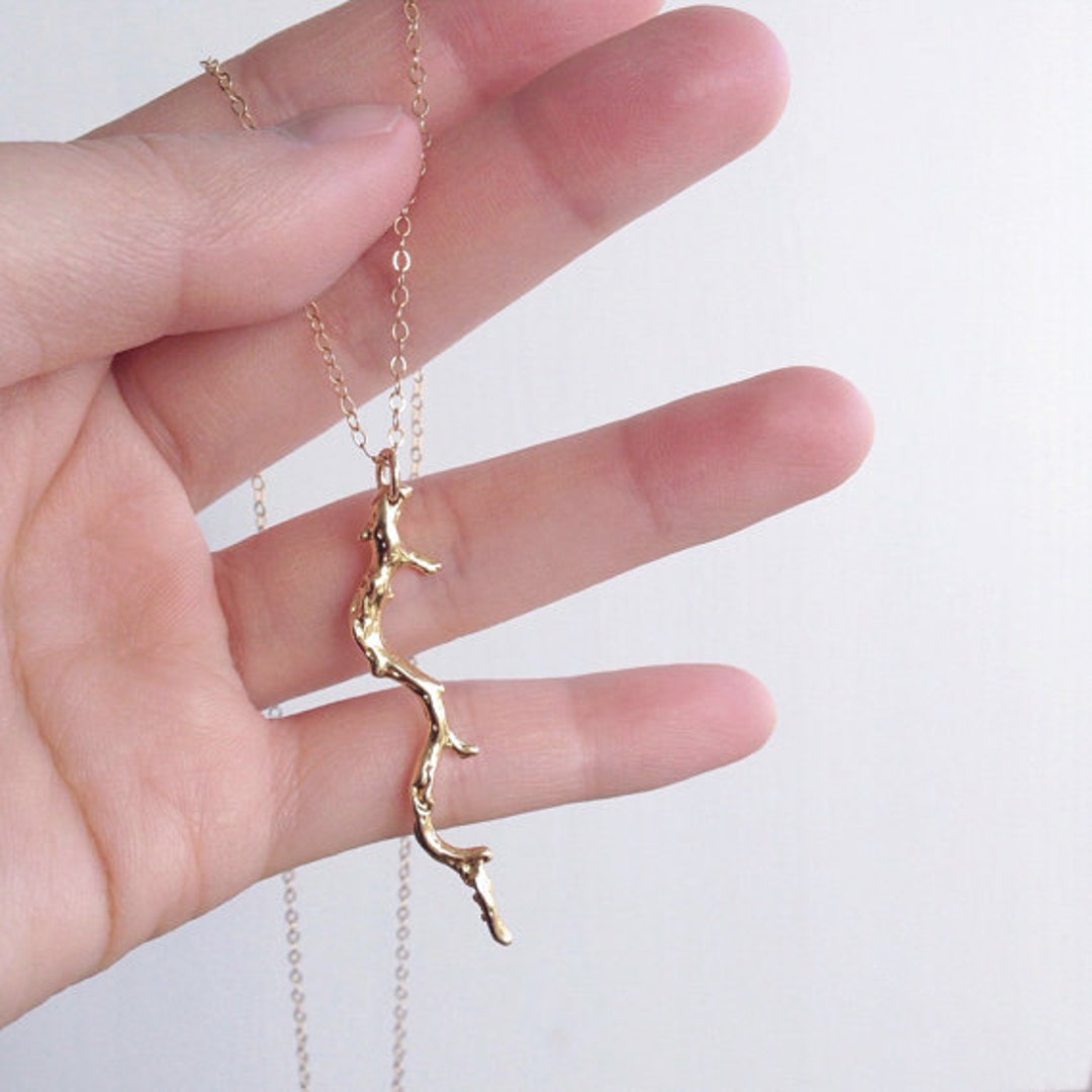 Branch Necklace, Stick Necklace, Twig Necklace, Plant Necklace, Yoga ...