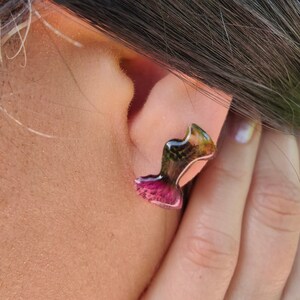 Thistle Stud Earrings. Unique Scottish Thistle Design, Entirely Made by ...