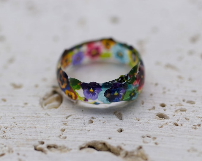 Pansy Ring - Etsy