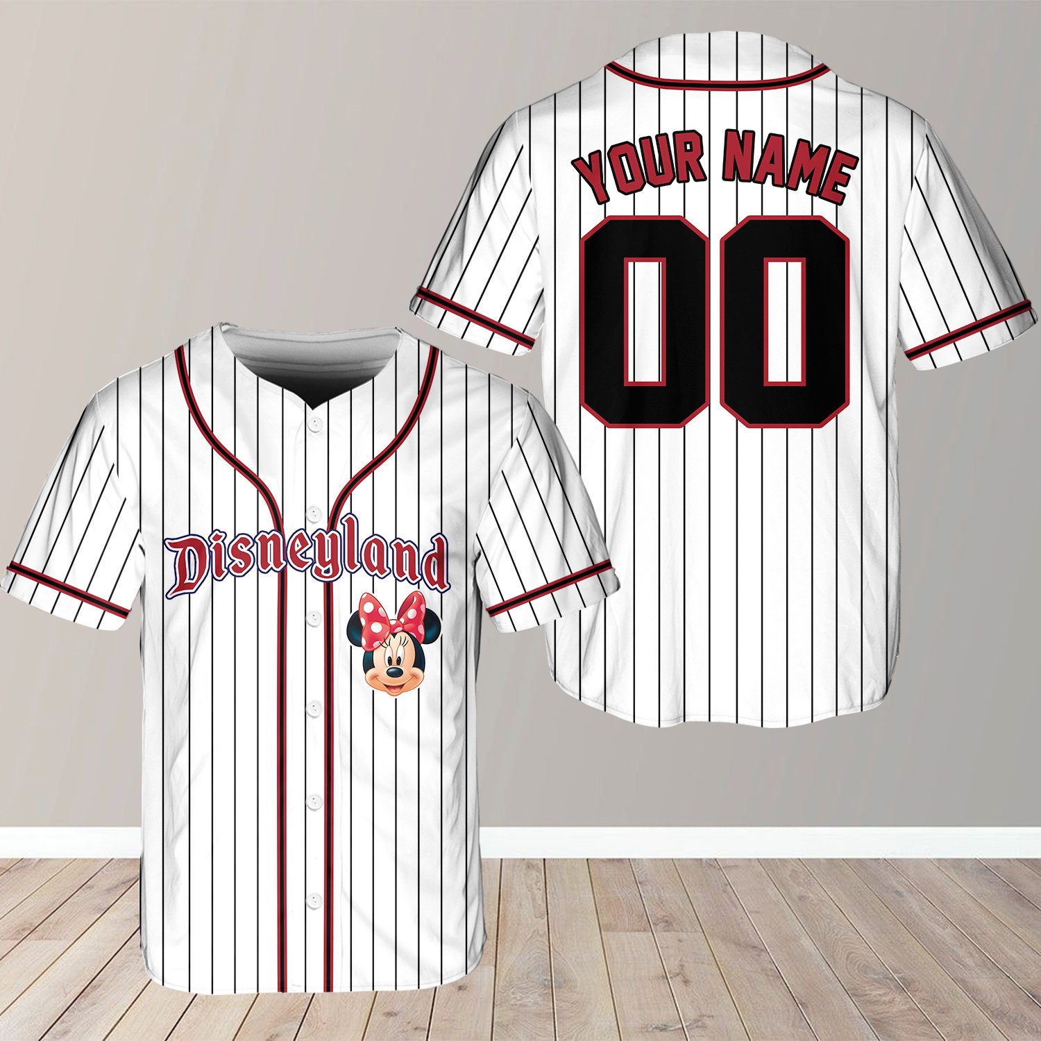 Personalized Disneyland Baseball Jersey, Custom Name sold by Janna ...