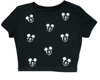 Mickey Crop Top - Etsy